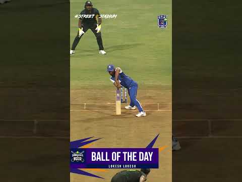 The perfect Yorker by Lokesh #ispl #isplt10 #street2stadium #sachintendulkar