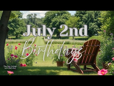 July 2nd Birthdays 🎆 | Cancer ♋️ | Zodiac Birthday Profile