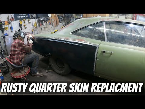 Muscle Car Quarter Panel Replacement at Home - Road Runner Clone