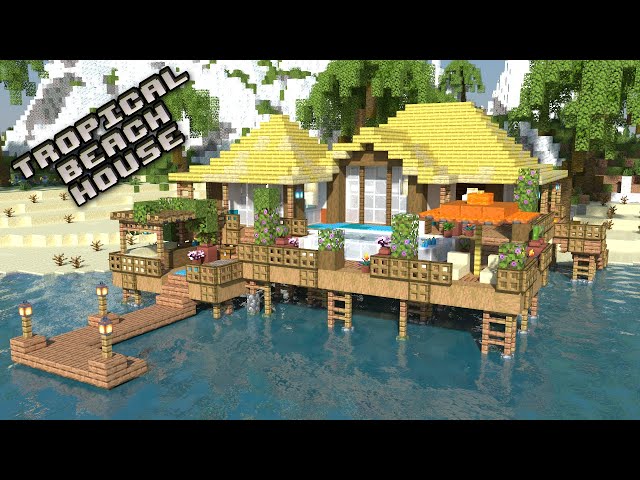 Tropical Beach House Minecraft Map