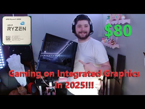 Gaming on Integrated graphics in 2025!!! Ryzen 5 4600g Benchmarks!! Is this $80 Gaming CPU Good?!?!