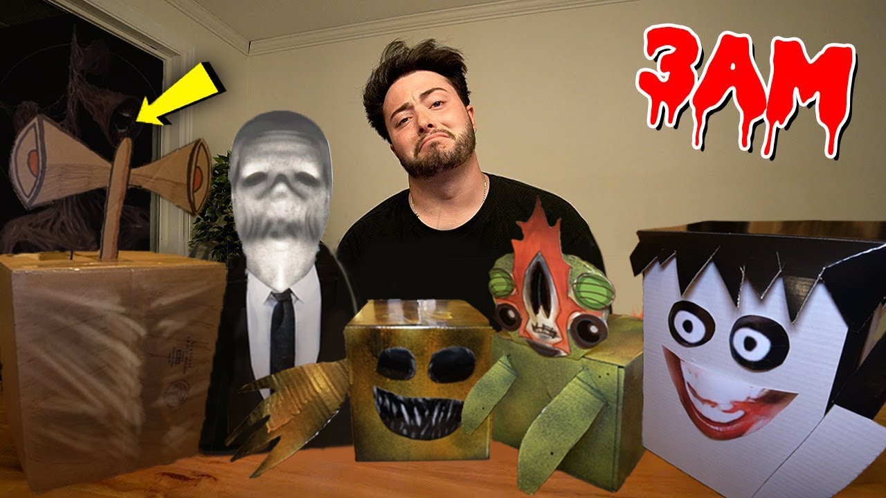 DO NOT OPEN ALL CREEPYPASTA MYSTERY BOXES AT 3 AM!! (SCARY)