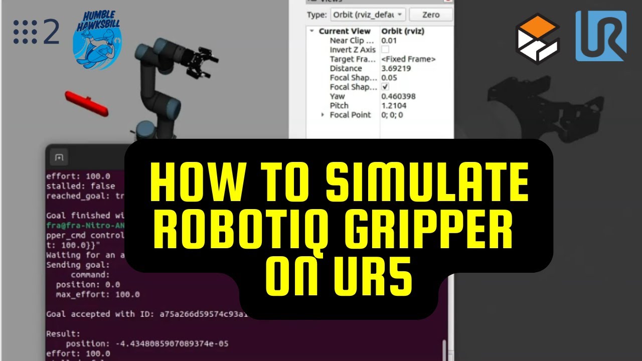 Robotiq Gripper Integration on UR5 in ROS2 – From GitHub to Complete Setup in Gazebo
