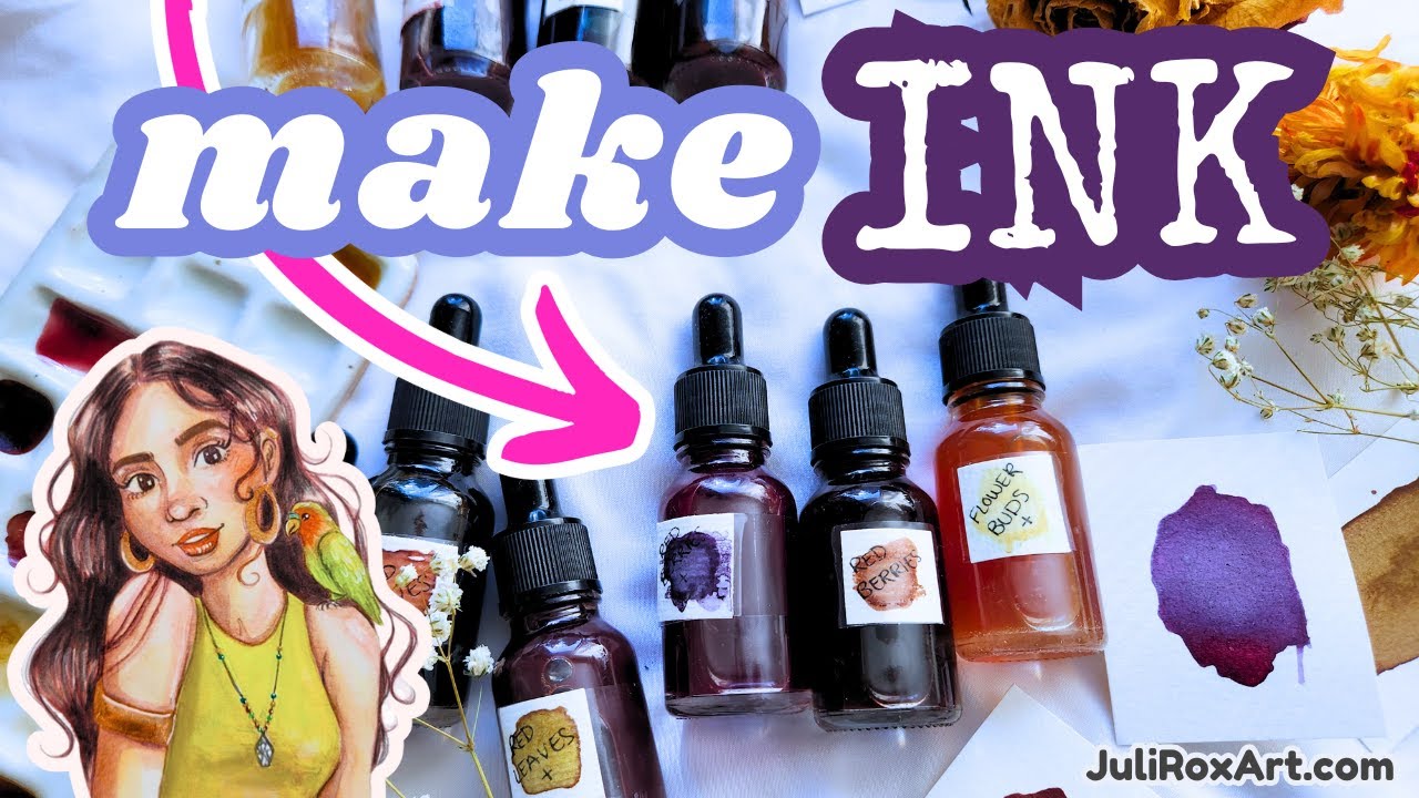 Let's MAKE INK Together ~ natural and eco-friendly homemade artist ink