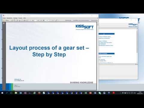 Layout process for cylindrical gear pairs