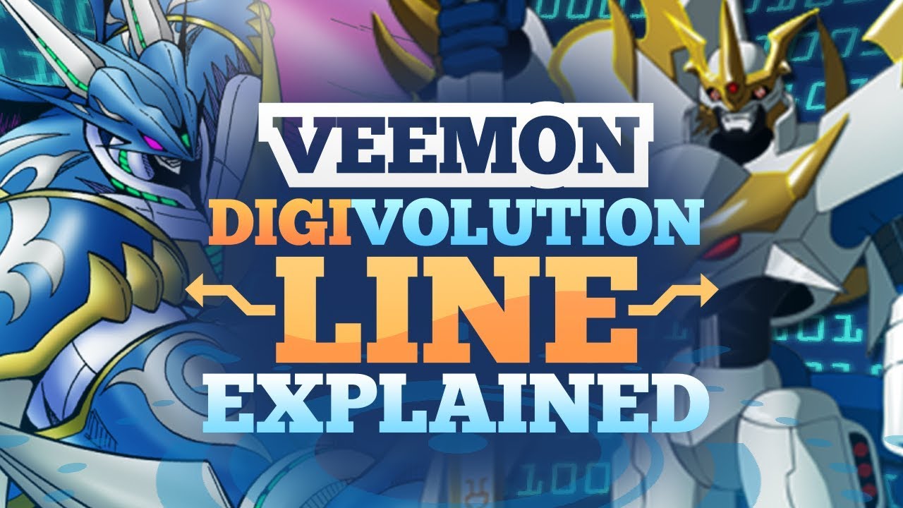Digimon -  Veemon Digivolution Line Explained!
