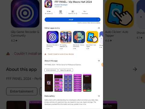 FREE FIRE NEW HACK APP PLAYSTORE  2024  100% WORKING  FF PANEL #freefireshorts #shortsfeed #shorts