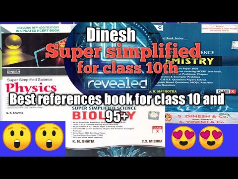 Revealed Dinesh book / Super simplified of class 10 / Dinesh vs Schand / Best reference books of 10