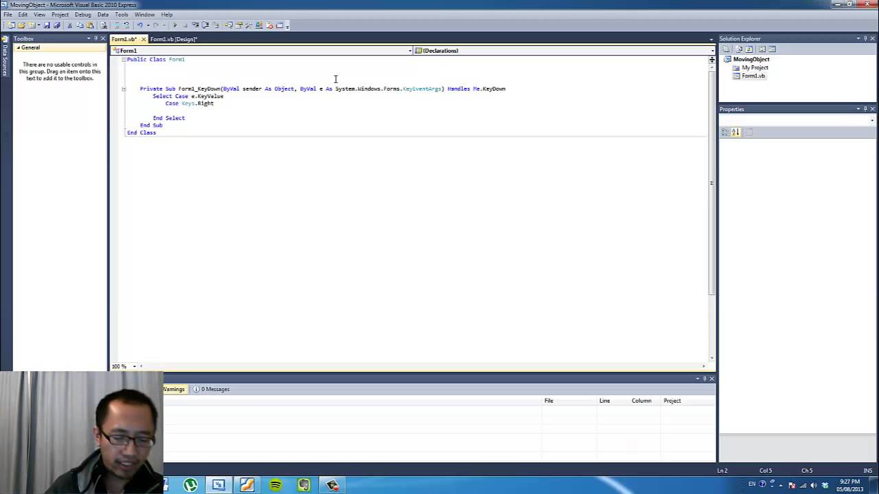 Visual Basic programming lesson 4 - Boolean variables & timer object
