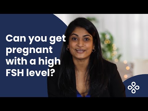 Can you get pregnant with high levels of FSH?