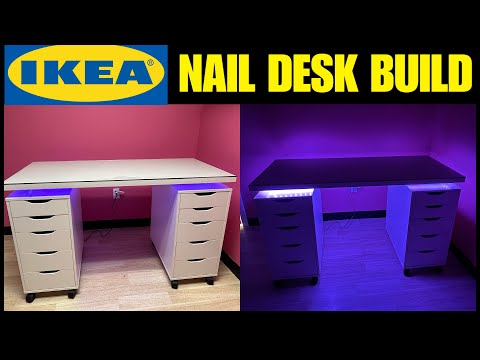 IKEA Nail Desk Build