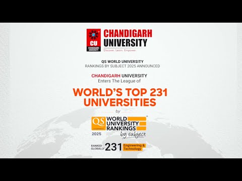 QS World University Rankings by Subject 2025 - Chandigarh University