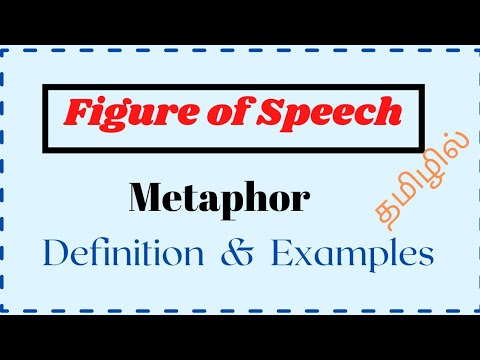 What is Metaphor? Definition and Examples | Figure of Speech in Tamil | Learn English Grammar