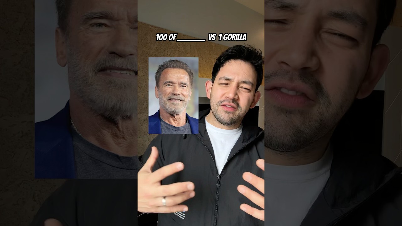 100 Celebrities vs 1 Gorilla #shorts #gorilla #celebs #impression #voiceimpressions #actors