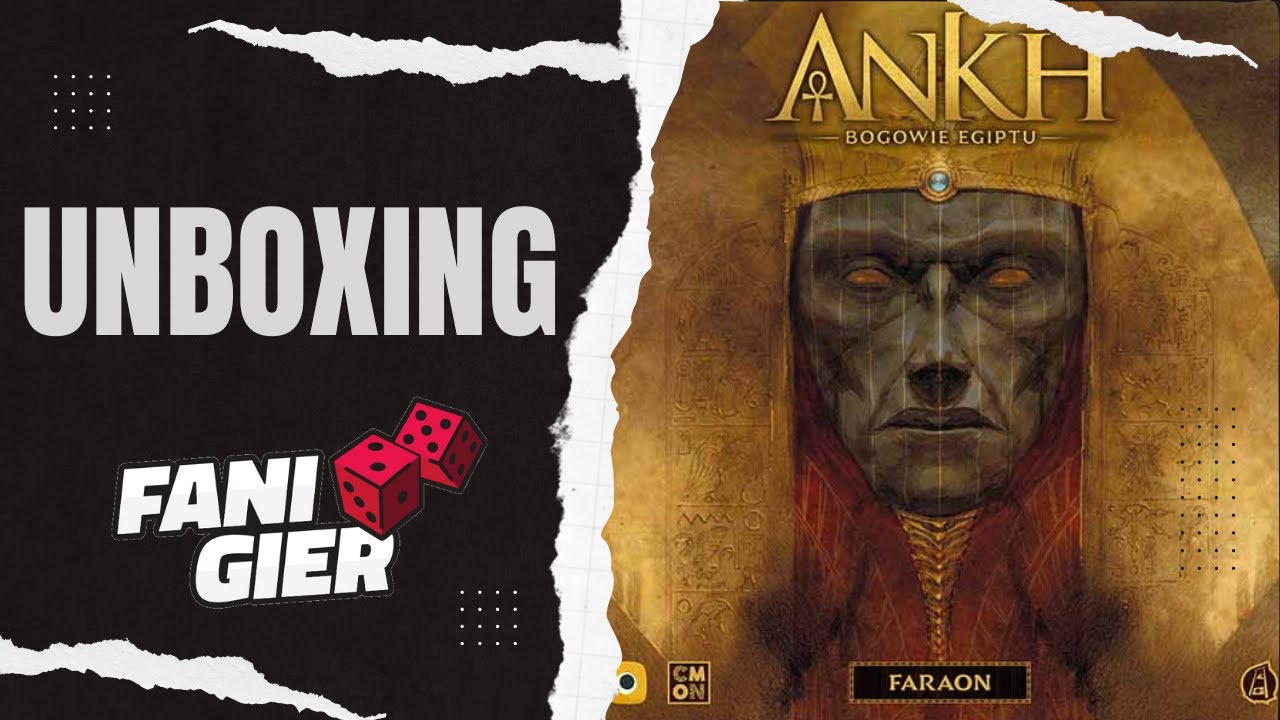 Ankh: Faraon | Portal Games | Unboxing 4k