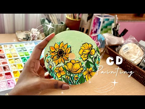 CD painting with himi jelly gouache / 112 colors / lazy day art / beginner-friendly ๐ธ