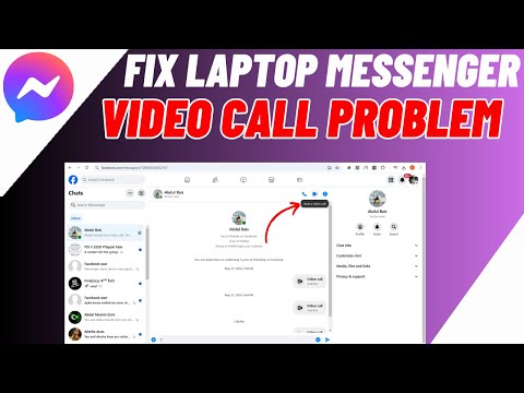 Fix Laptop/PC/Computer Messenger Video Call Problem | Quick & Easy