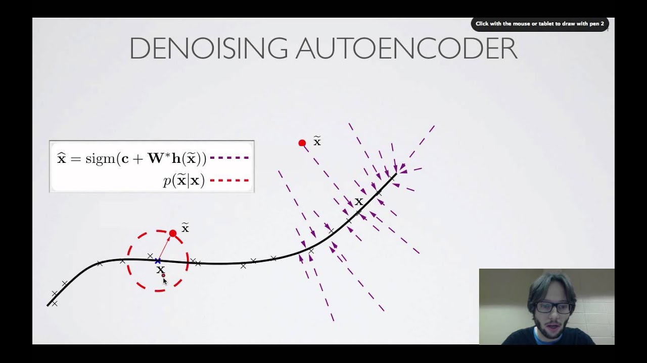 Neural networks [6.6] : Autoencoder - denoising autoencoder