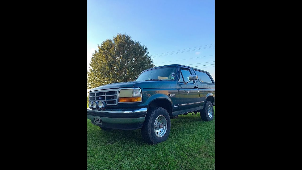 Restoring the Bronco's frame!