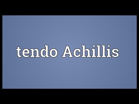 Tendo Achillis Meaning