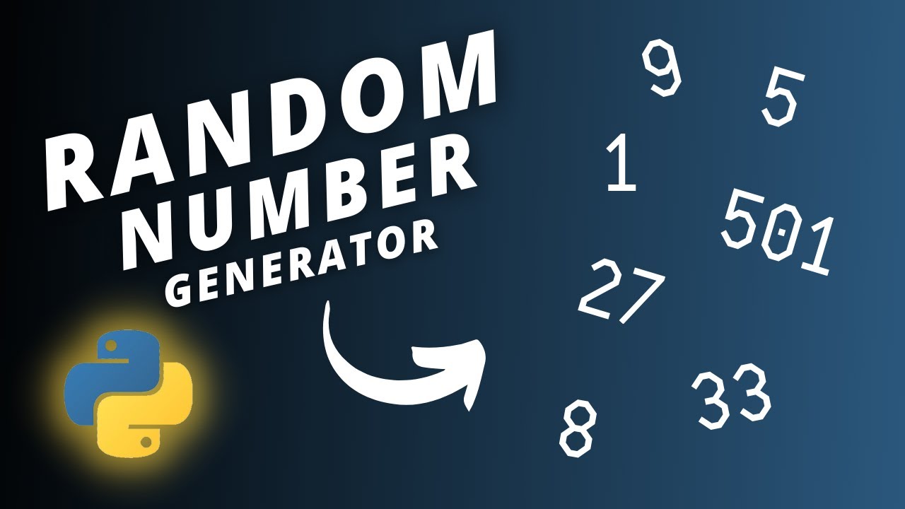 How To Generate A Random Number In Python
