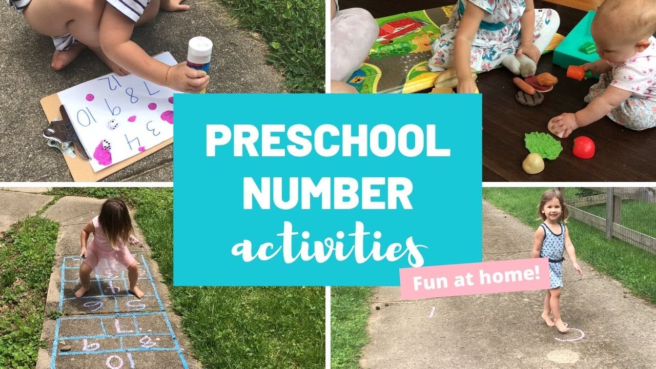 PRESCHOOL ACTIVITIES FOR LEARNING NUMBERS | NUMBER RECOGNITION ACTIVITY IDEAS