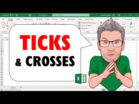 How to Insert Tick and Cross Symbols in Excel Cells - 9 Different Ways!