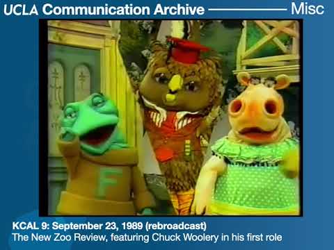 Chuck Woolery's First Role: Mr. Dingle in The New Zoo Review (rebroadcast KCAL-9, Sept. 23, 1989)