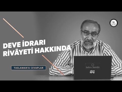 Ebubekir Sifil - Deve İdrarı Rivâyeti Hakkında