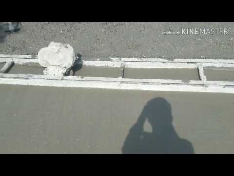 Concrete casting road vibrators channel 2cm Jone infra ZK CONSTRUCTION