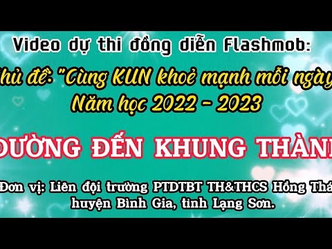 Flashmob: Đường đến khung thành.