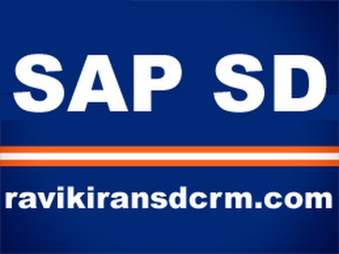 SAP SD Demo - SAP SD Training Introduction
