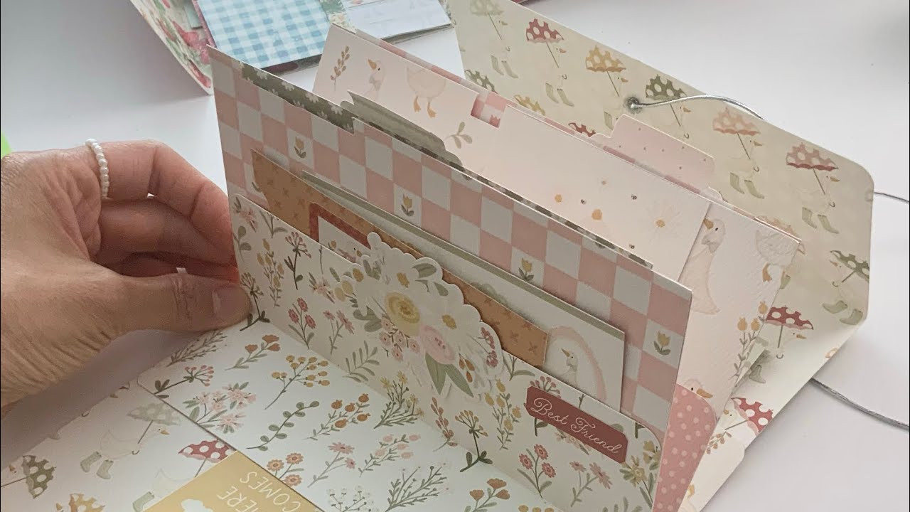 Summer Pocket Folder Album Tutorial 🍉 Easy Travel Memory Keeping Journal 
