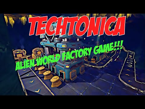 Techtonica demo - Could this be better than satisfactory, Let's play, first look