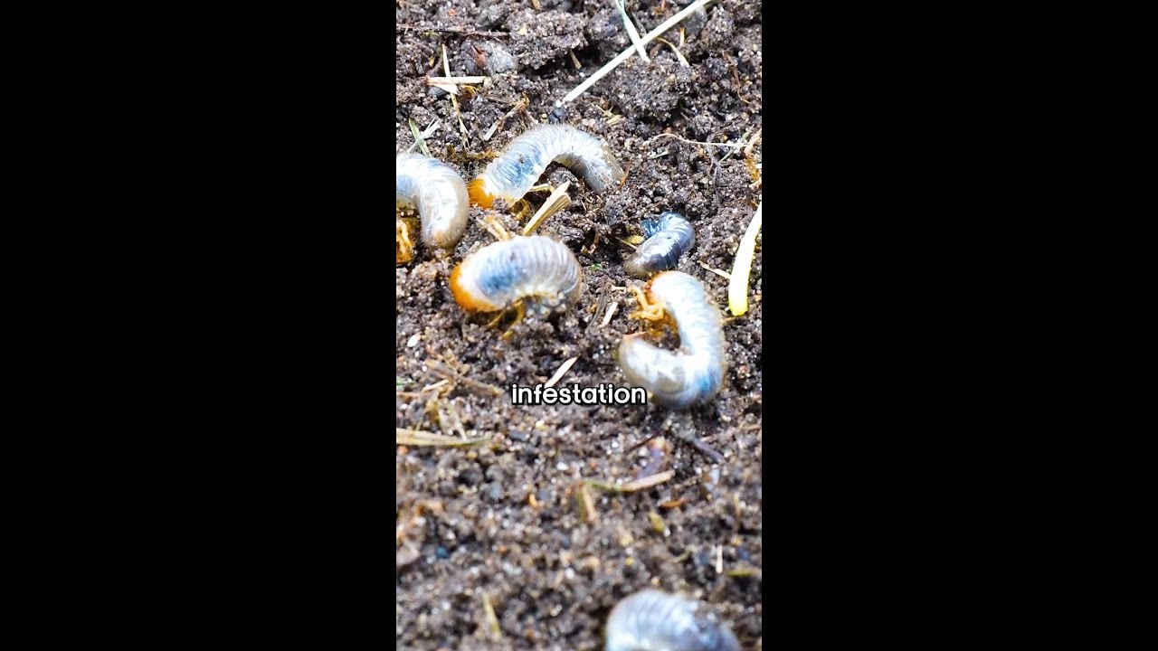 How do you fix a grub infested lawn?
