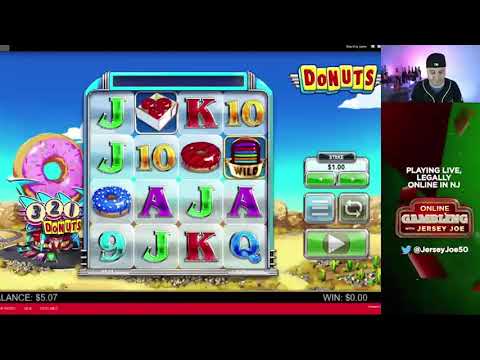 Donuts slots LIVE [Online Gambling with Jersey Joe # 120]