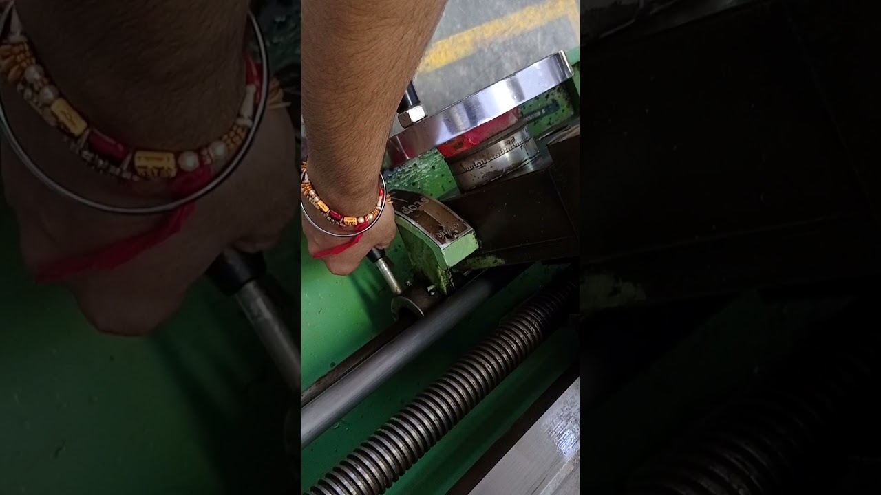 Threading Operation on Lathe #threading #threads #threadingonlathe #latheoperations