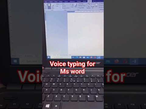 voice typing for Ms word! how to convert voice into text on Ms to earn!word#computerknowled