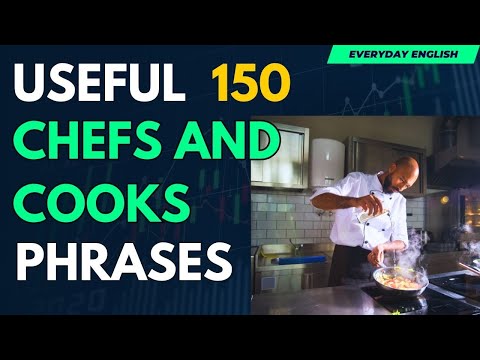 150 Essential English Phrases for Chefs and Cooks | Kitchen Phrases & Vocabulary