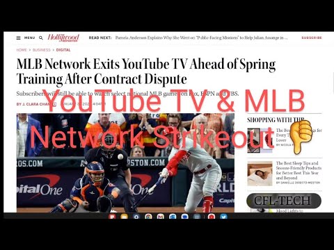 Breaking: YouTube TV Lost MLB Network