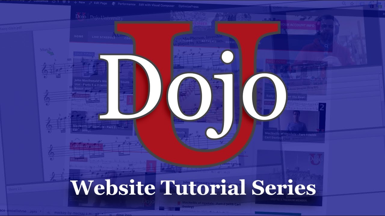 Dojo U Tutorial: Accessing Live Class Sessions