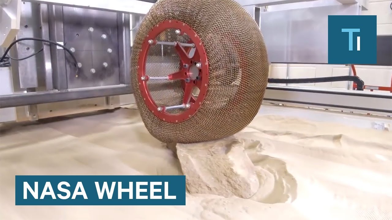 La NASA reinventa la rueda con 'Spring Tire', para todo tipo de terrenos