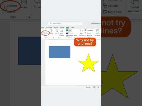 Using Gridlines in Microsoft PowerPoint