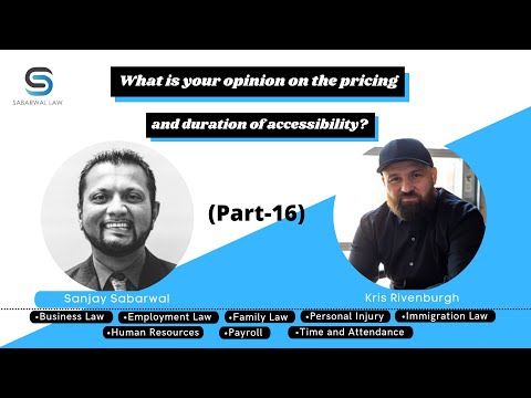 28.16. What is your opinion on the pricing and duration of accessibility?