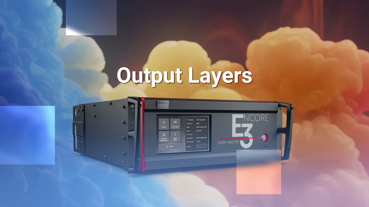 Encore3 - Event Master v10: Working with Output Layers