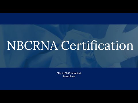 NBCRNA NCE Licensing Exam/ CRNA Board Prep!