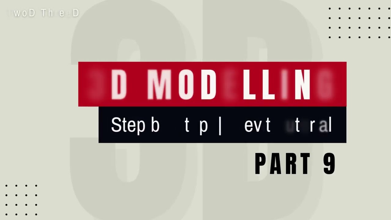 3D MODELLING | STEP BY STEP | REVIT TUTORIAL | PART 9 | ROOF