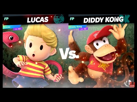 Super Smash Bros Ultimate Amiibo Fights – Lucas vs the World #34 Lucas vs Diddy Kong