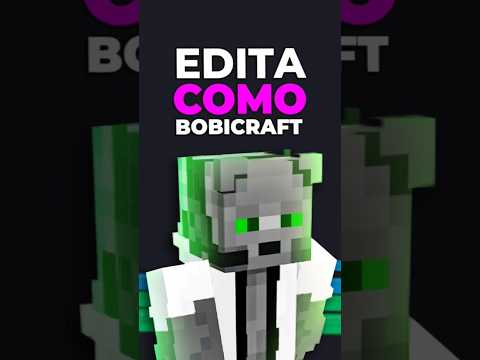 Como editar igual que Bobicraft desde el m贸vil 馃槻 #kinemaster #minecraft #bobicraft