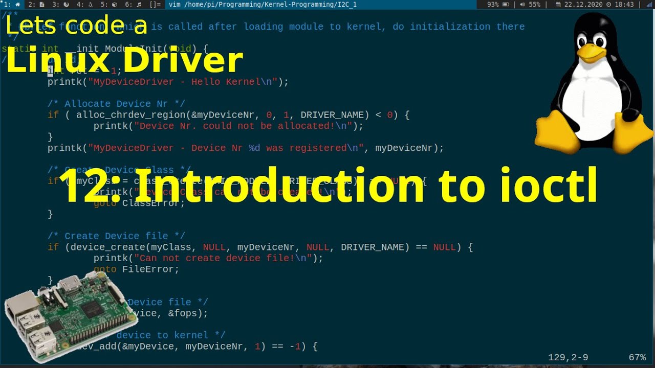 Let's code a Linux Driver - 12: Introduction to ioctl